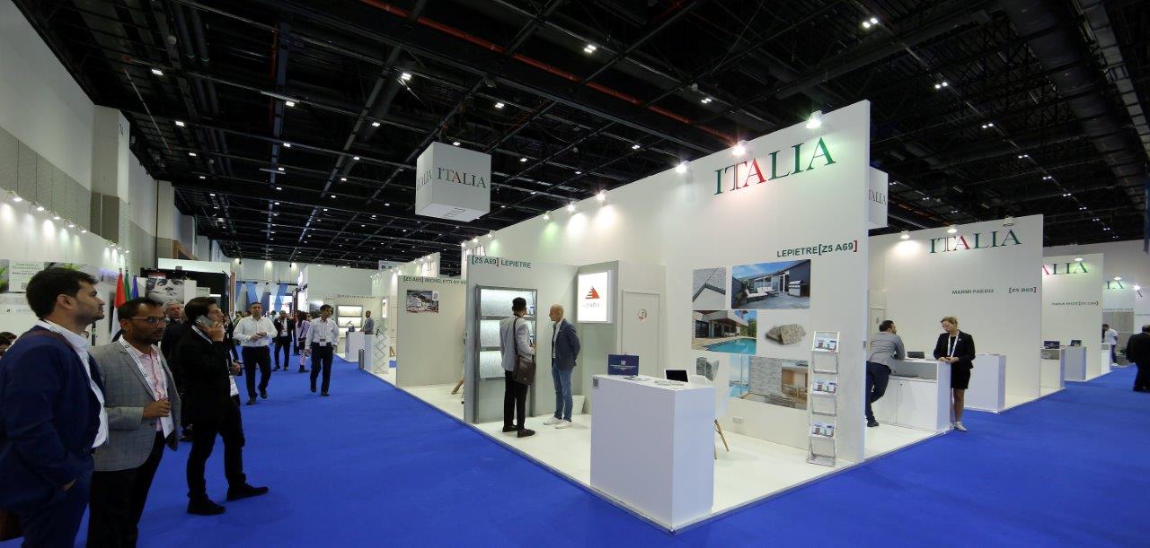 Italia Area at MIDDLE EAST STONE 2022: 45 Italian stone companies ...
