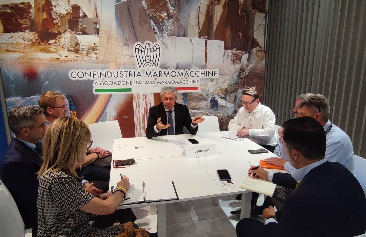CONFINDUSTRIA MARMOMACCHINE a MARMOMAC 2023 – Marmo Macchine International